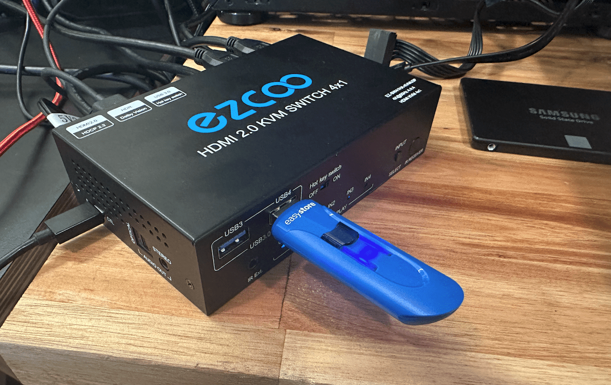 Use 1 PiKVM instance to control 4 systems